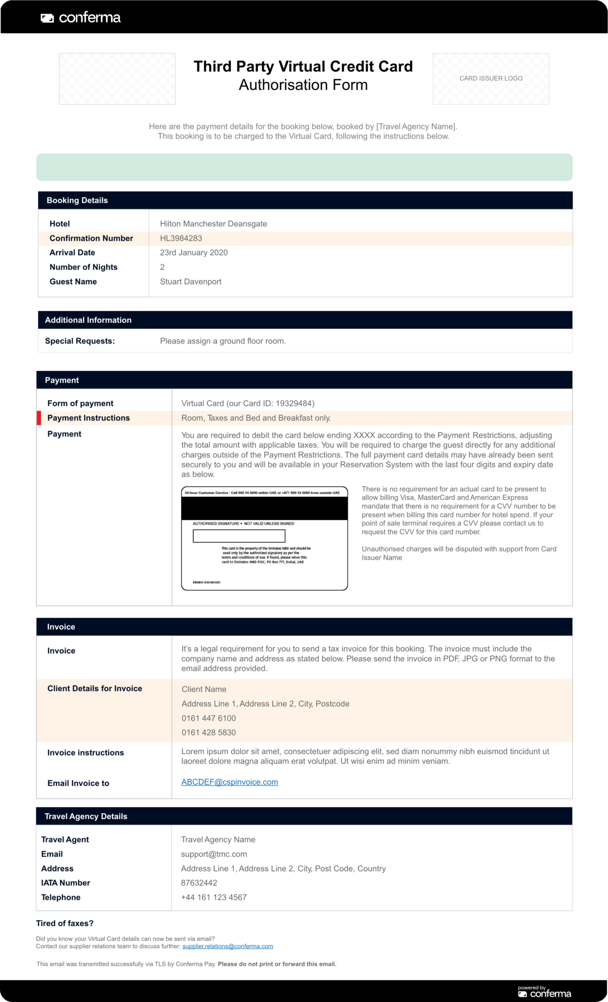 A step-by-step guide to using virtual cards for hotel stays - Conferma