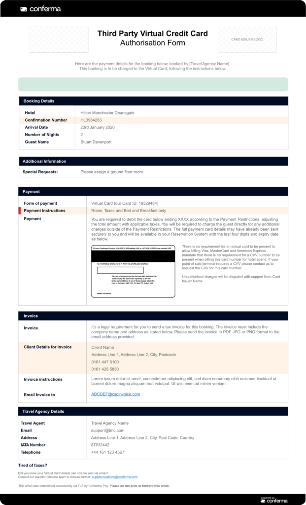 A step-by-step guide to using virtual cards for hotel stays - Conferma